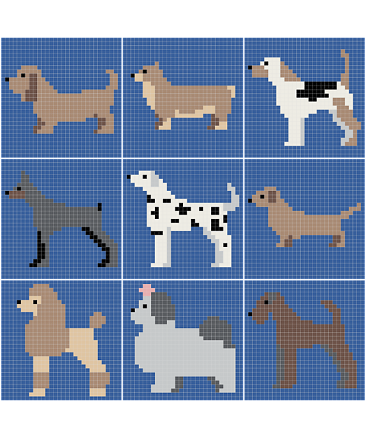 Ravelry: Dog C2C Blocks pattern by Alisha Ober