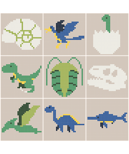 Ravelry: Prehistoric C2C Blocks pattern by Alisha Ober