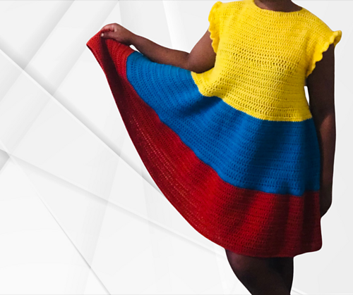 Ravelry: Color Block Dress pattern by Aliche Creations