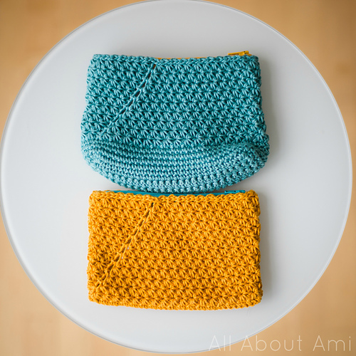 Ravelry: Star Stitch Pouches pattern by Stephanie Jessica Lau