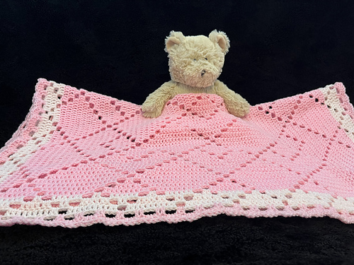 Ravelry: Double Diamonds Baby Blanket pattern by Alla Bella