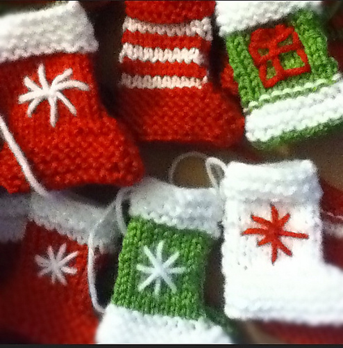 Ravelry: Christmas Stocking Ornaments pattern by Becca Rowland