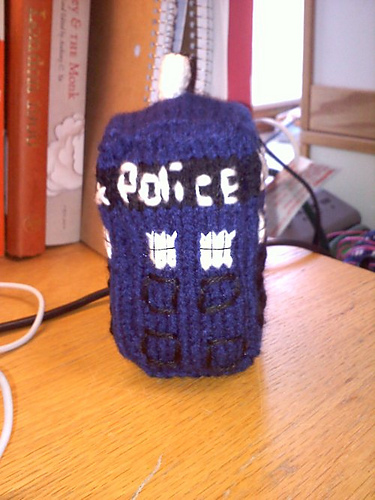 Ravelry: Mini TARDIS pattern by Alexandria Bee
