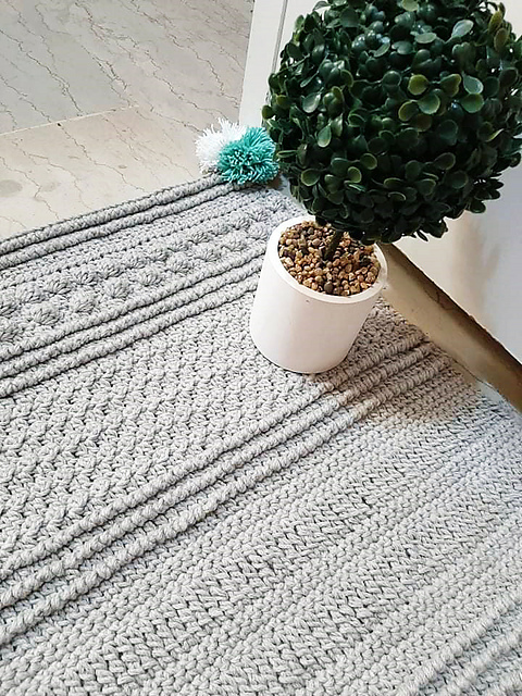 Ravelry: Valley River Rug pattern by AlloverYarn Knits
