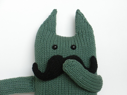 Ravelry: Moe the Mustache Monster pattern by Allison Cleaver