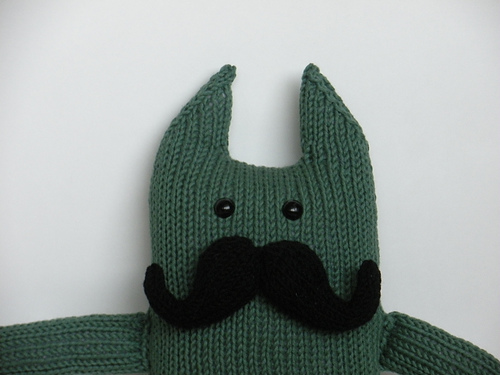 Ravelry: Moe the Mustache Monster pattern by Allison Cleaver