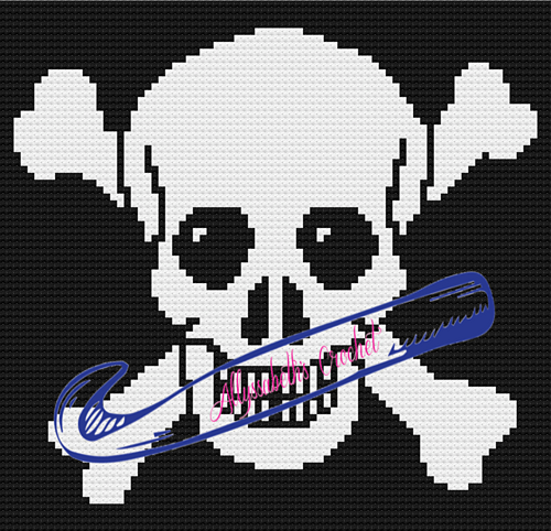 Ravelry: Jolly Roger C2C Throw Afghan pattern by Allyssabeth's Crochet
