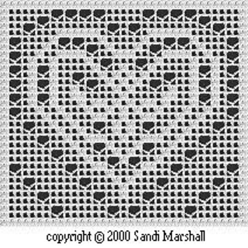 Ravelry: Heart Filet Crochet pattern by Sandi Marshall