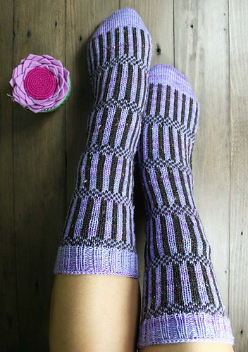 Ravelry: Shoreline Socks pattern by Christina Rowell