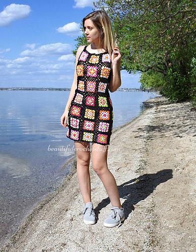 Ravelry: Granny Square Tunic pattern by Jane Green