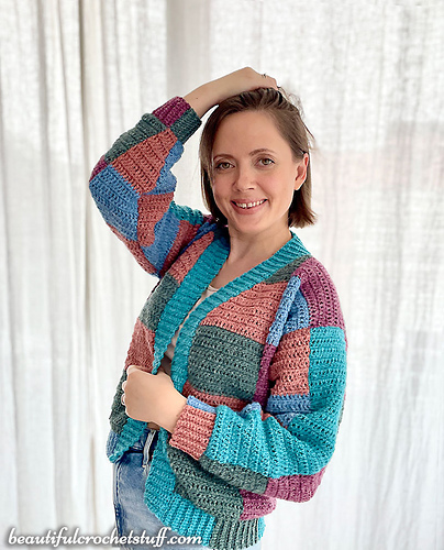 Ravelry: Patchwork Cardigan pattern by Jane Green
