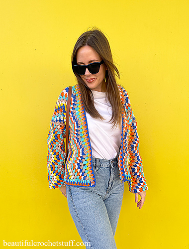 Ravelry: Striped Chevron Cardigan pattern by Jane Green