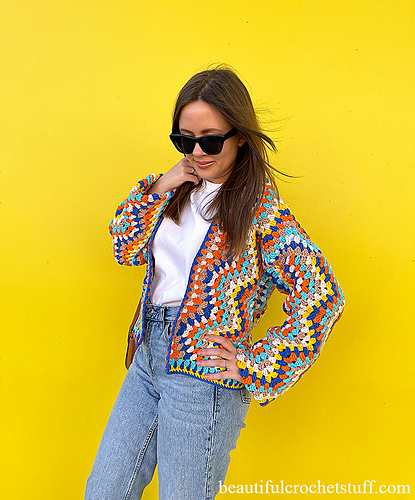 Ravelry: Striped Chevron Cardigan pattern by Jane Green