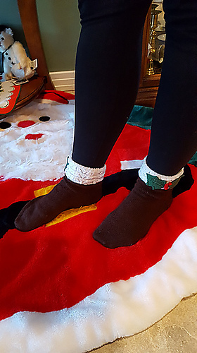 Ravelry: Christmas Pudding Socks pattern by Denise Sheaves