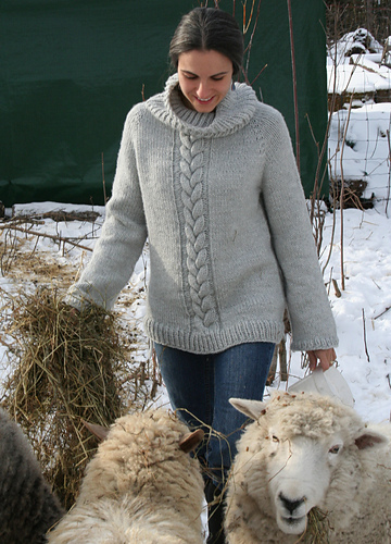 Ravelry: Top down Cozy Weekend Sweater. pattern by Amanda Lilley