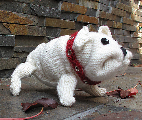 Ravelry: English Bulldog pattern by Sally Muir and Joanna Osborne