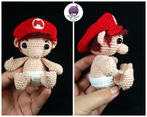 Ravelry: Baby Mario/ Mario Bebé pattern by Marta Ruso (Amarilis108)