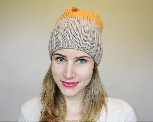 Ravelry: Unisex Colorblock Hat pattern by Amélie Bernier