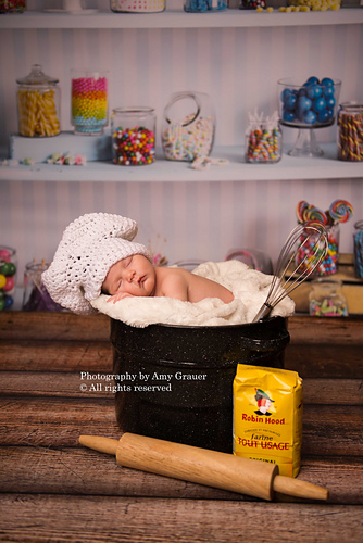 Ravelry: Baby Pastry Chef Hat pattern by Sissy Johnson