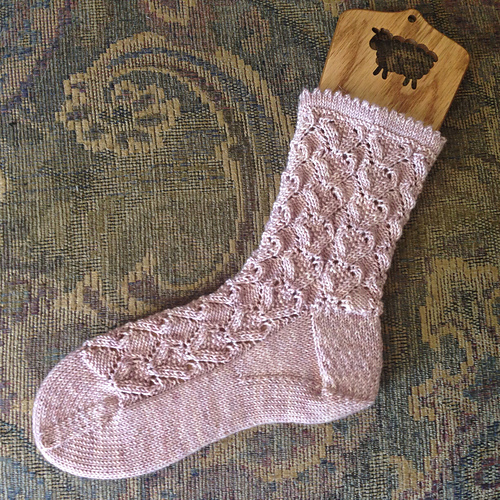 Ravelry: Plum Yummy Socks pattern by Laura Fahlin