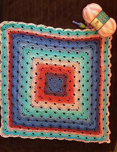 Ravelry: Textured Virus Blanket pattern by Charlee Roberts