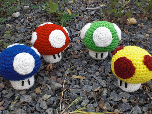 Ravelry: Yet Another Mario Mushroom pattern by Ami Amour