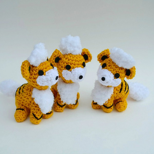 Ravelry: Growlithe Amigurumi Pokemon pattern by Ami Amour