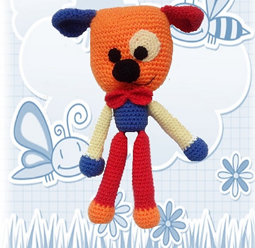 Ravelry: Dog rattle for babies pattern by Ami By D