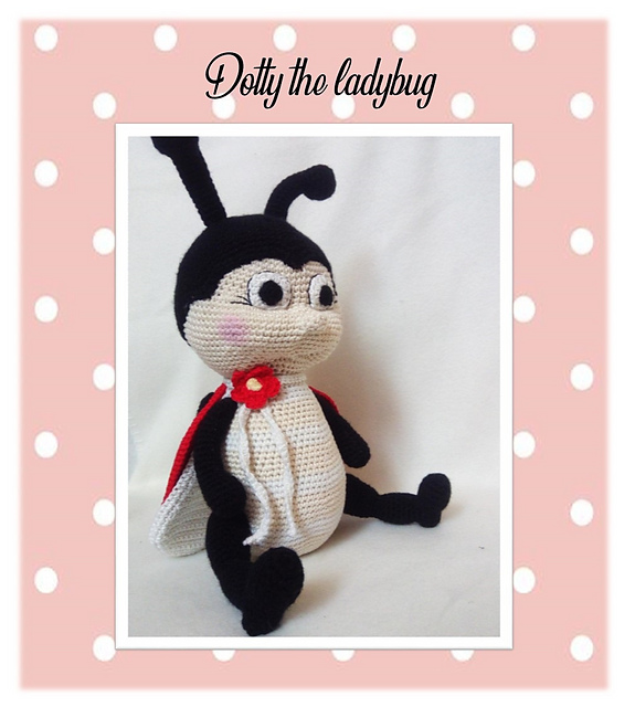 Ravelry: Dotty the ladybug pattern by Ami By D