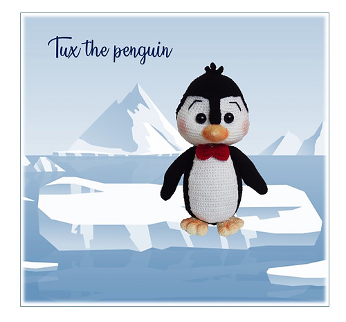 Ravelry: Tux the penguin pattern by Ami By D