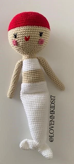 Ravelry: Mermaid Ragdoll pattern by Ami Craft Cafe