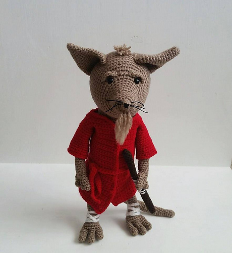 Ravelry: Master Splinter pattern by Jackie Laing