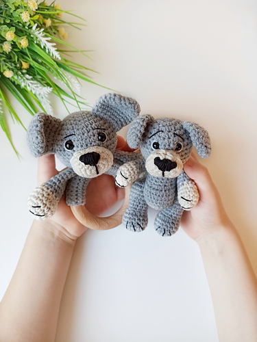 Ravelry: Dog baby rattle pattern by Oksana Davydchuk
