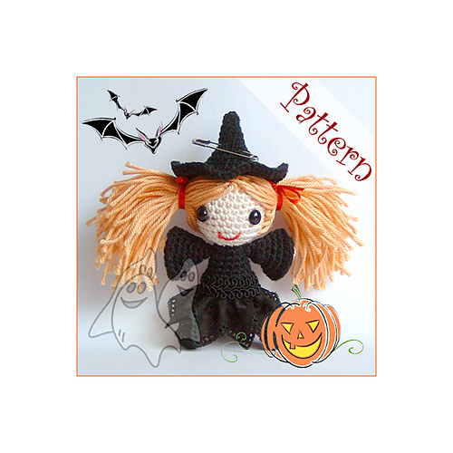 Ravelry: Eskarina, the Little Witch pattern by Barbara Strasser