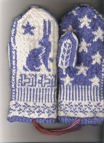 Ravelry: Bunny Mittens graph pattern by Tamsen Thistlehawk-Ranck