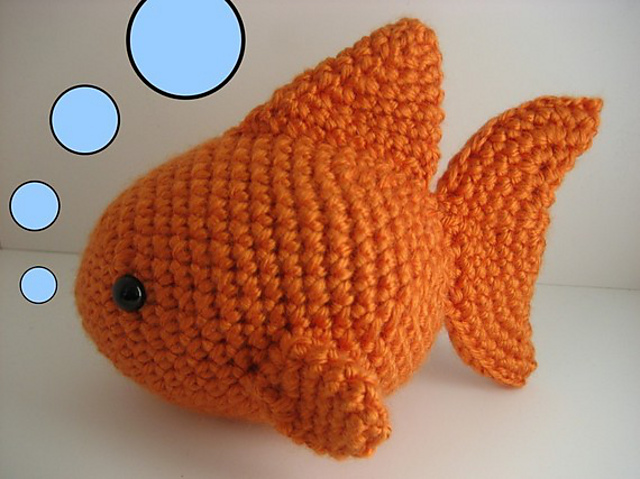 Ravelry: Goldfish Crochet Amigurumi pattern by Amy Gaines