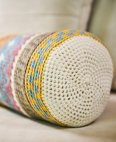 Ravelry: Boho Bolster Pillow pattern by Amy Gunderson