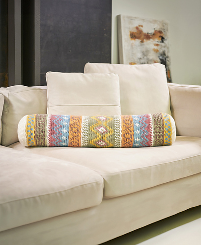 Ravelry: Boho Bolster Pillow pattern by Amy Gunderson