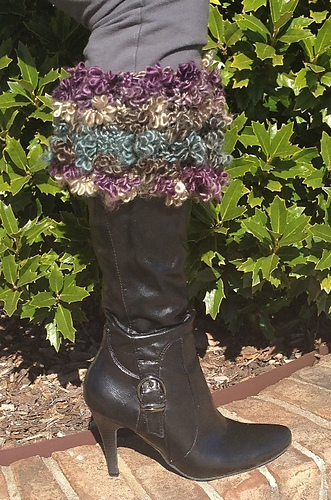 Ravelry: Floofy Boot Toppers pattern by Amy Shelton