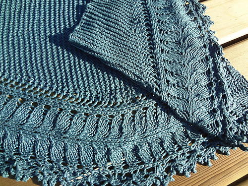 Ravelry: A Modern Victorian Shawl pattern by Anastasia E White