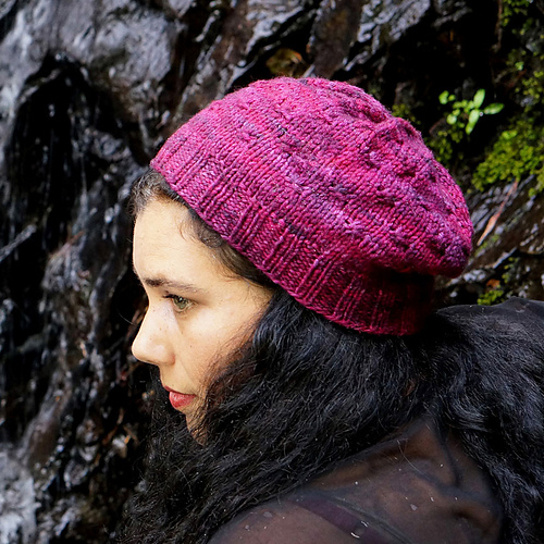 Ravelry: Slightly Slouchy Wildflower Tuque pattern by Anastasia E White