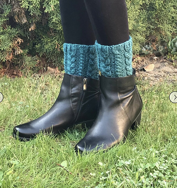 Ravelry: Double cable braid boot cuffs pattern by NeedaCraftRoom