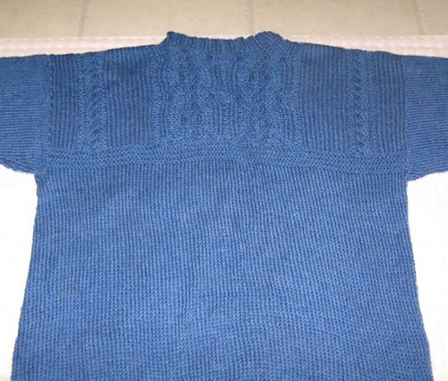 Ravelry: Drop Sleeve Gansey Sweater: Percentage Method pattern by ...