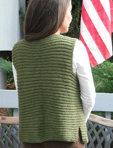 Ravelry: Horizontal Ribbed Vest pattern by Andra Knight-Bowman