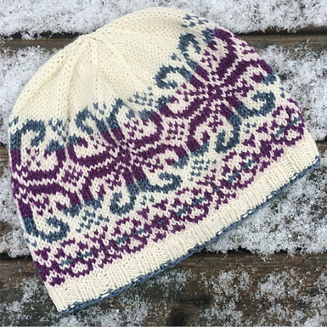 Ravelry: 5 Flower Toque pattern by Andrea Arbour