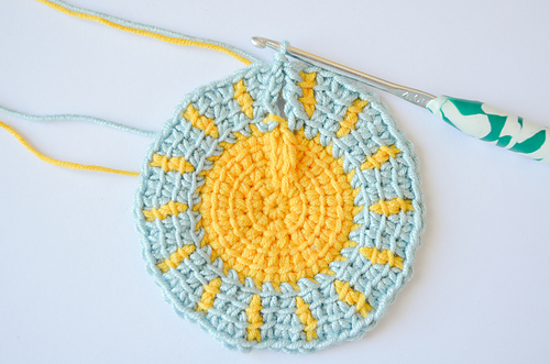 Ravelry: Little sun coaster pattern by Andrea Cretu