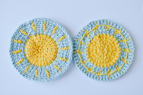 Ravelry: Little sun coaster pattern by Andrea Cretu