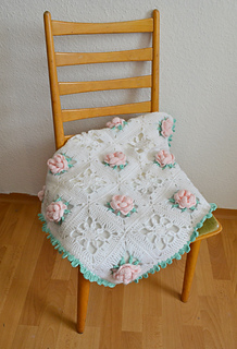 Ravelry: Dear Peony baby blanket pattern by Andrea Cretu