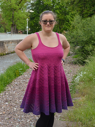 Ravelry: Mulberry summer top or dress pattern by Andrea Cretu