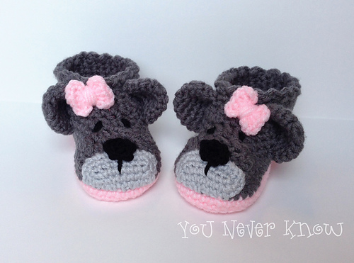 Ravelry: AndreaDanielle's Teddy Bear Booties
